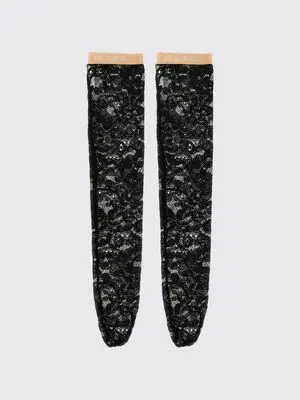 Valentino Garavani Lace Socks - Black