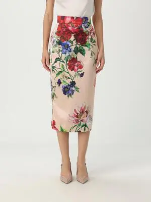 Women's Floral Midi Pencil Skirts