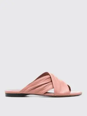 Paris Texas Flat Sandal - Pink