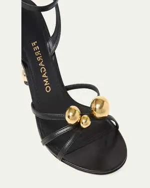 FERRAGAMO Karina Strappy Spheres Ankle-strap Sandals