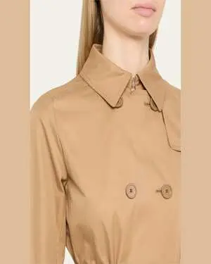 Herno Delon Double-breasted Trench Coat - Camello
