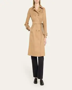 Herno Delon Double-breasted Trench Coat - Camello