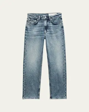 Rag & Bone Harlow Mid-rise Ankle Straight Jeans - Amity