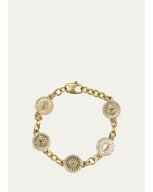 DARA KAYE Evil Eye Diamond Bracelet
