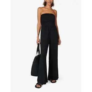 Sweaty Betty Bandeau Wide-leg Modal Jumpsuit