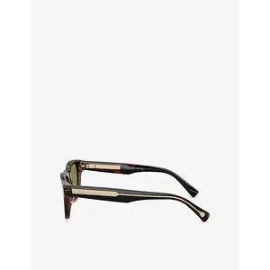 Brunello Cucinelli Acetate Pillow-frame Sunglasses