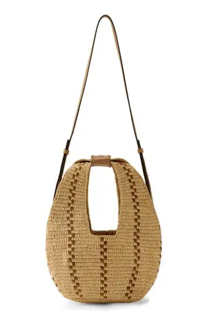 Helen Kaminski Aquarius Raffia Hobo Bag - Natural/nutshell