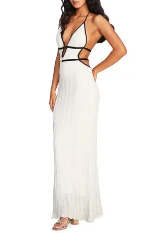 CAPITTANA Ariel Knit Maxi Dress - White