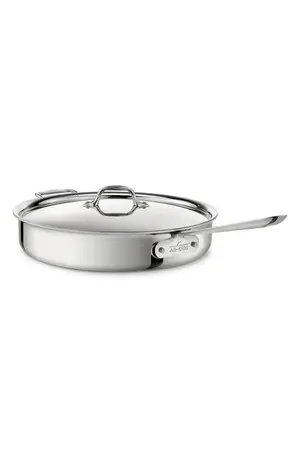 ALL-CLAD D3 6-quart Sauté Pan With Lid - Silver