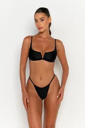 FAE Charlie Bikini Top Nero