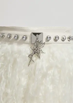 SPARKL Paris Faux Fur Boots - White
