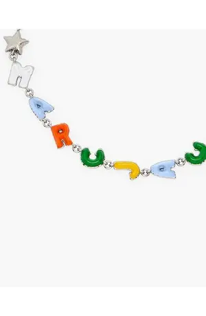Marc Jacobs Color Ballon Charm Necklace - Silver Multi