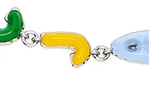Marc Jacobs Color Ballon Charm Necklace - Silver Multi