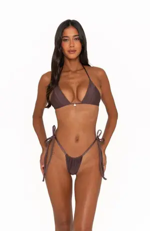 FAE Honey Triangle Bikini Top - Stardust