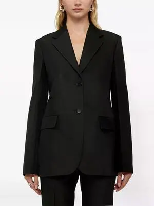 JIL SANDER Single-breasted Crepe Blazer