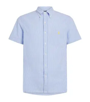 Ralph Lauren Cotton Seersucker Stripe Shirt