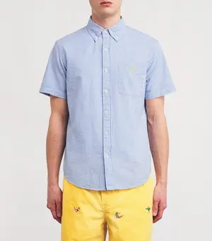Ralph Lauren Cotton Seersucker Stripe Shirt