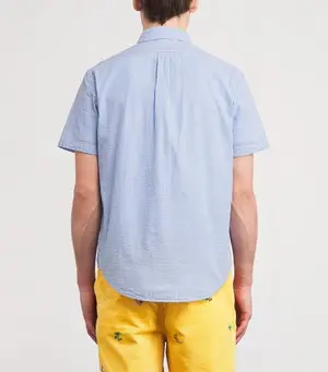 Ralph Lauren Cotton Seersucker Stripe Shirt