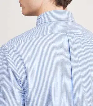 Ralph Lauren Cotton Seersucker Stripe Shirt