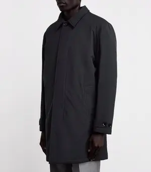 Brioni Water-repellent Performa Car Coat - Blue