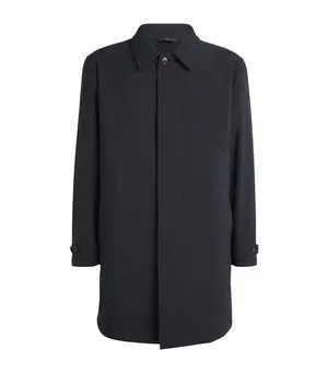 Brioni Water-repellent Performa Car Coat - Blue