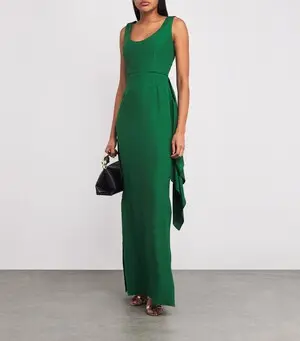 EDELINE LEE Delphine Bubble Jacquard Gown
