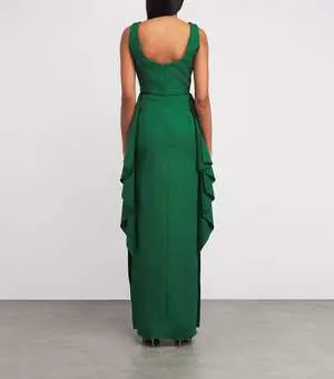 EDELINE LEE Delphine Bubble Jacquard Gown