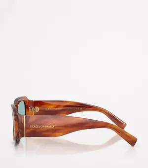 Dolce & Gabbana Oversized Rectangle Sunglasses