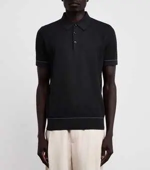 Brioni Sea Island Cotton Polo Shirt