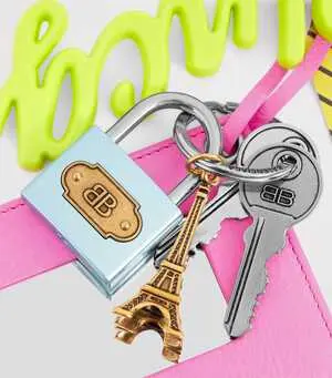 Balenciaga Subway Mirror Keyring - Pink