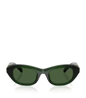 SWAROVSKI Propionate Sk6036u Sunglasses - Green