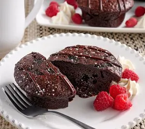 DAVID'S COOKIES 4 Oz Hand Crafted Choc Lava Cakes - One-color