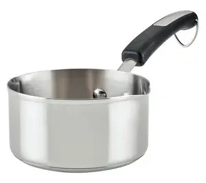 FARBERWARE Brilliance Stainless Steel Saucepan Quart - Silver