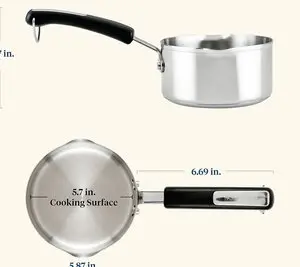 FARBERWARE Brilliance Stainless Steel Saucepan Quart