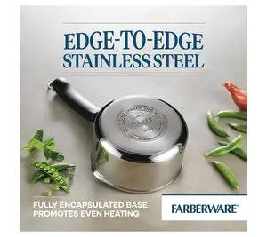 FARBERWARE Brilliance Stainless Steel Saucepan Quart