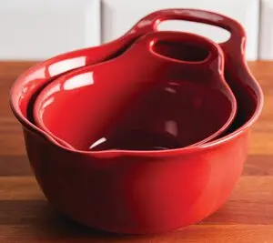 RACHAEL RAY Ceramic Mixing Bowl 2-piece Set