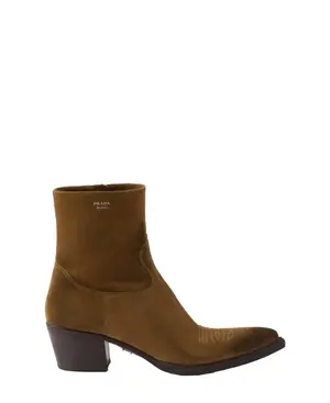 Prada Suede Booties