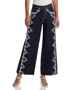 Cinq A Sept Wide Leg Jeans For Women