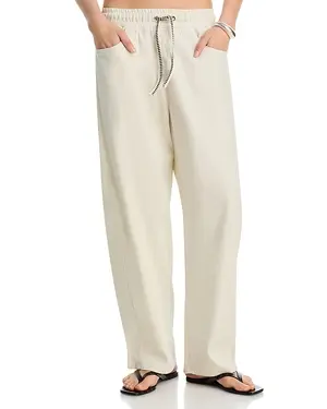 ASKK NY Cancun Linen Blend Pants - Bone