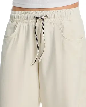 ASKK NY Cancun Wide Leg Linen Blend Trousers