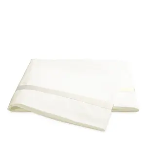 MATOUK Lowell Flat Sheet, Full/queen Ivory/ivory