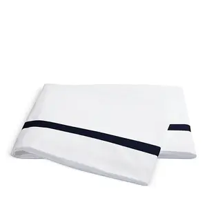 MATOUK Lowell Flat Sheet, Full/queen - Navy Blue