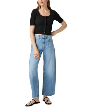 Paige Evette Button Top