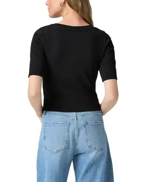 Paige Evette Button Top