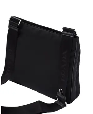 Prada Re-nylon And Saffiano Leather Shoulder Bag