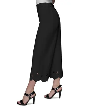 Karl Lagerfeld Paris Flora Cut Out Cropped Pants