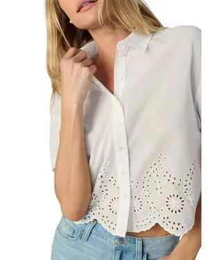 Joe's Jeans The Eyelet Shirt - White