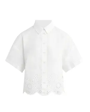 Joe's Jeans The Eyelet Shirt - White