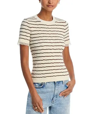 Rag & Bone Chiara Striped Sweater - Ivory