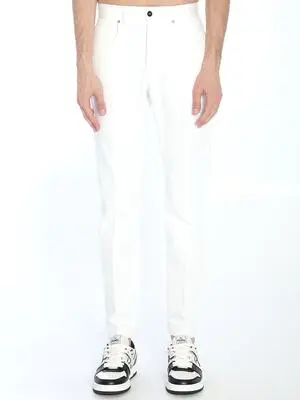 Fendi Selleria Straight Leg Jeans - White